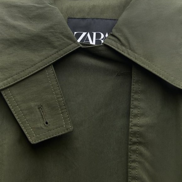 Zara | Jackets & Coats | Nwt Zara Water Repellent Trench Zw Collection S M | Poshmark